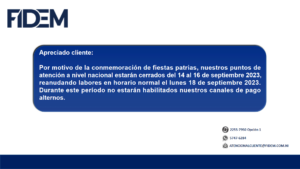 FIDEM - Tu financiera - satisfacción y confianza